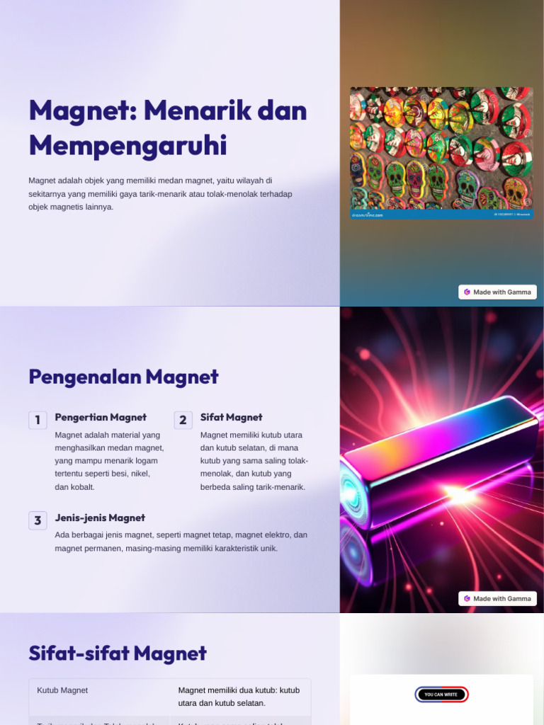 Pengertian dan Jenis Magnet dalam Kehidupan | PDF