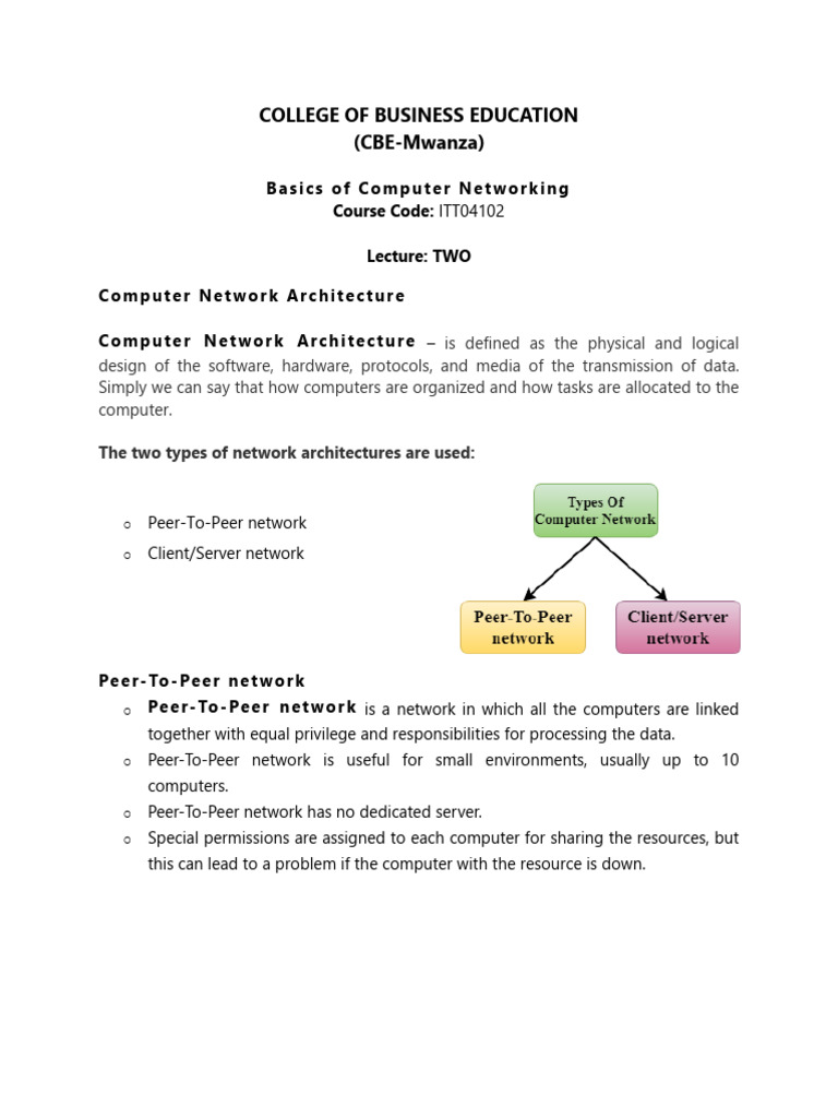 Computer Networking Architecture-3 | PDF | Computer Network | Network Switch