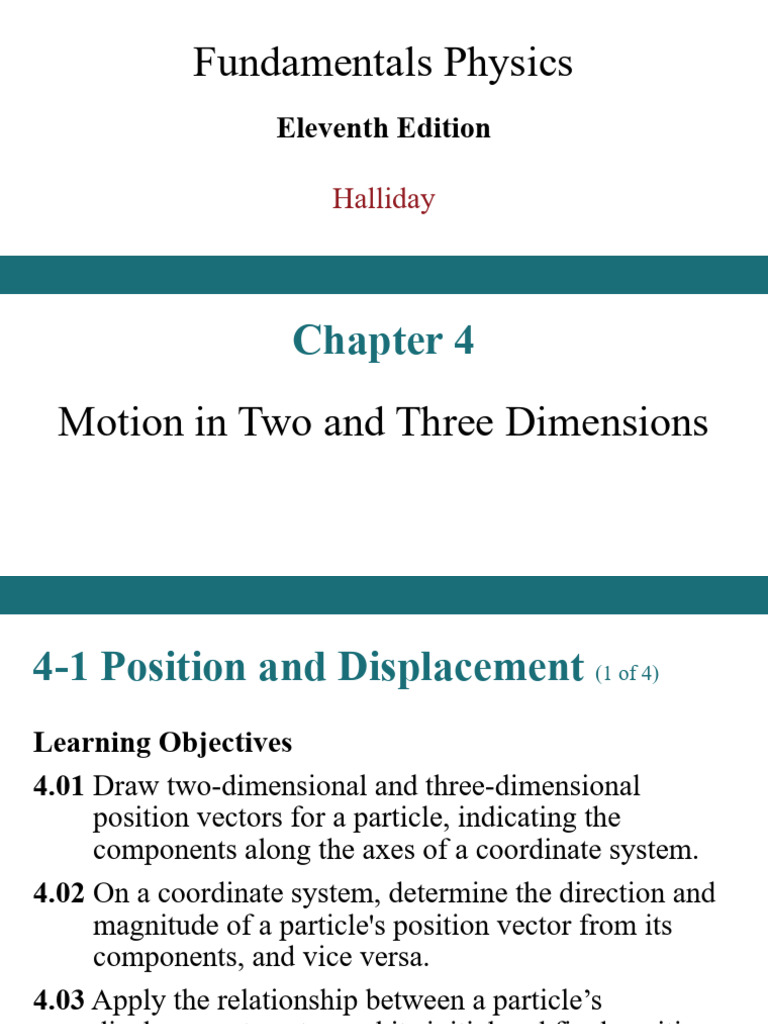 ch04 | PDF | Velocity | Acceleration