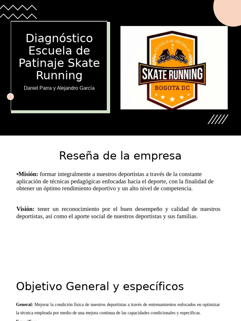 Diagnóstico Escuela de Patinaje Skate Running | PDF | Deportes | Business