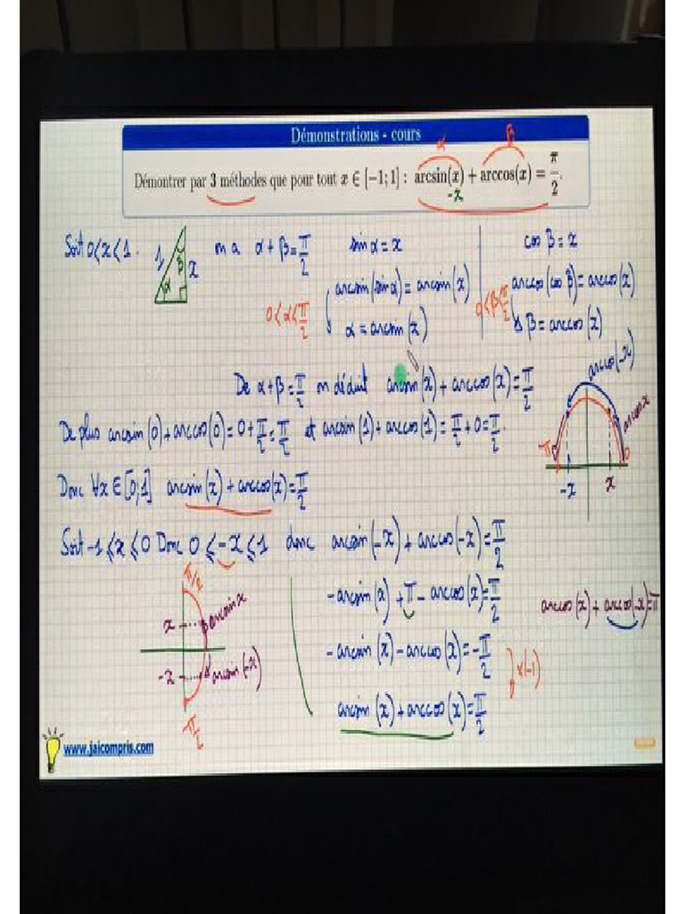 Arcsin Arccos Arctan | PDF