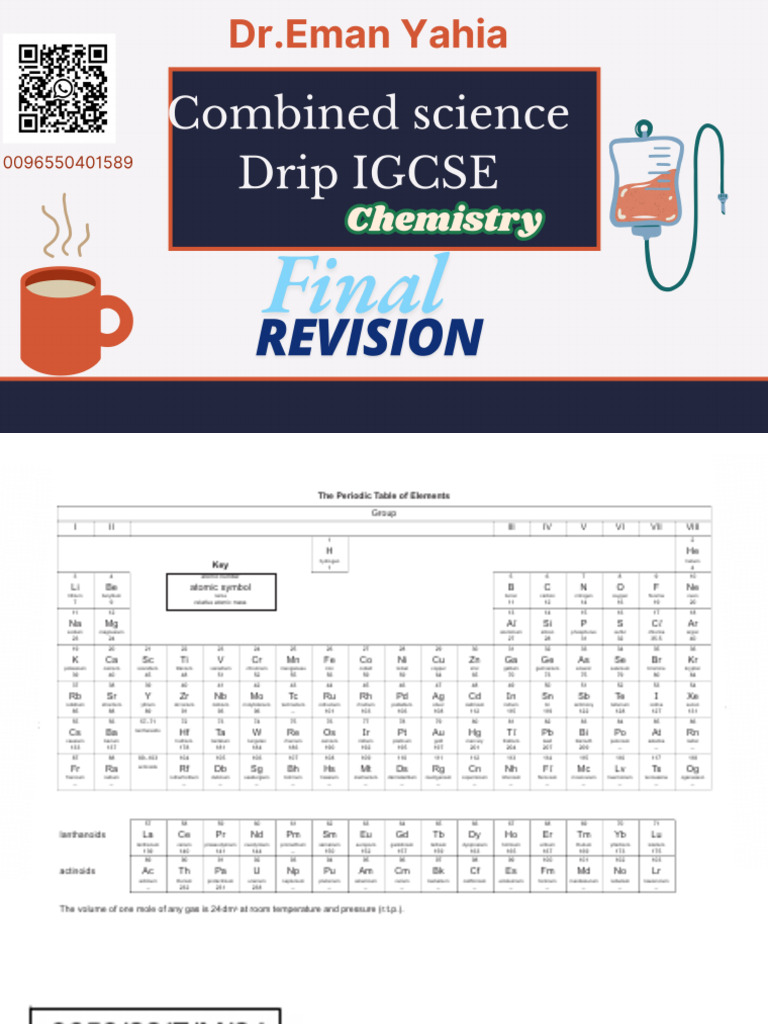 Combined Drip Final Revision Chemistry | PDF | Magnesium | Acid