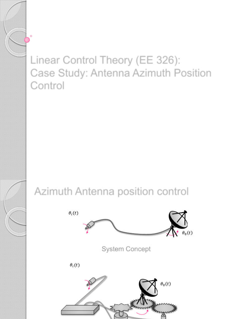 1 - 2 - Antenna Azimuth Position Control - A Case Study | PDF | Amplifier | System