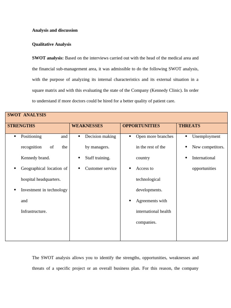 Analysis and Discussion | PDF | Swot Analysis | Economies