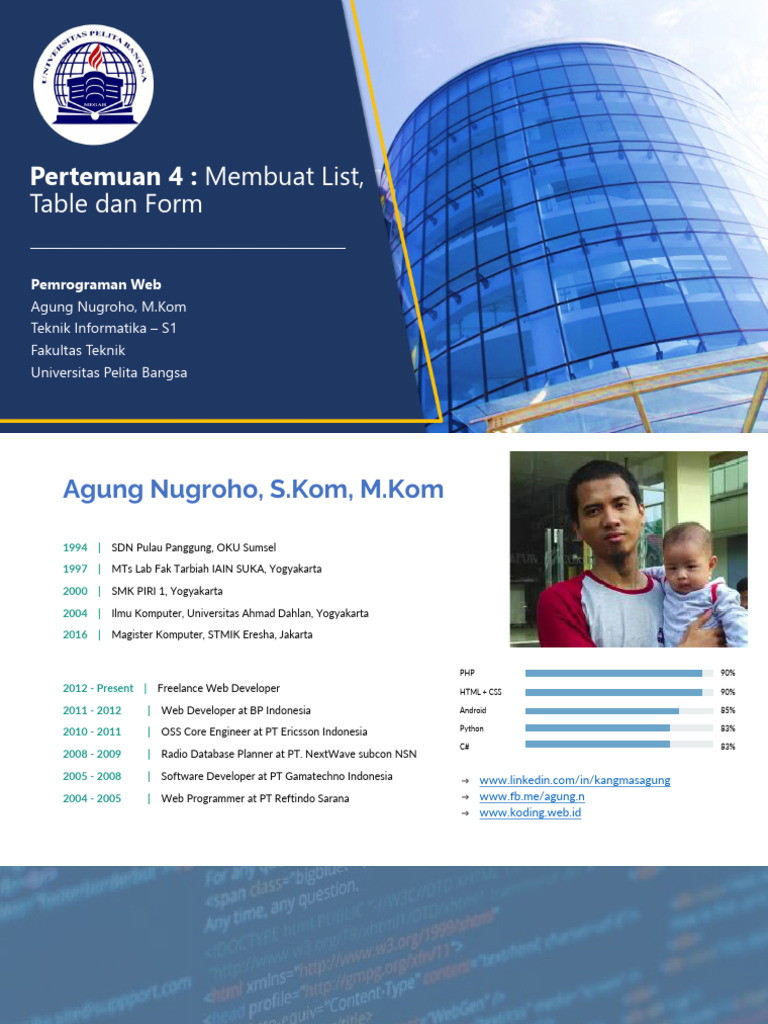 04 HTML Lanjutan | PDF