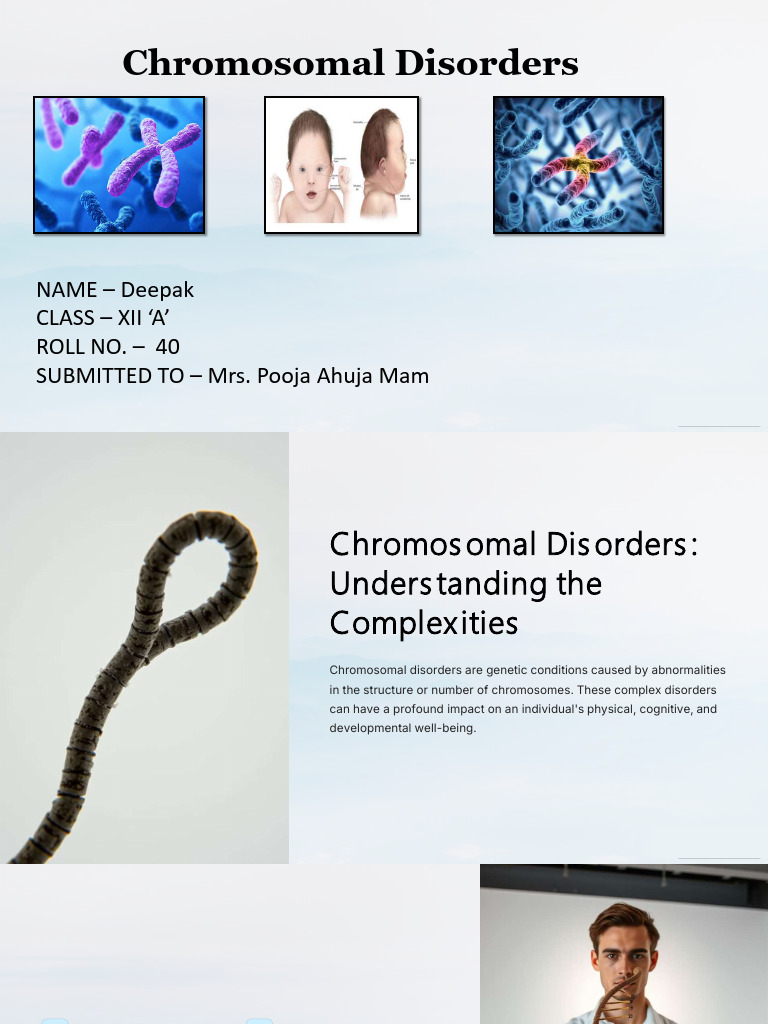 Chromosomal Disorders Understanding The Complexities | PDF | Down ...