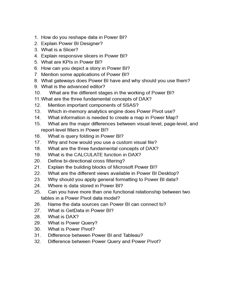 Interview Questions | PDF