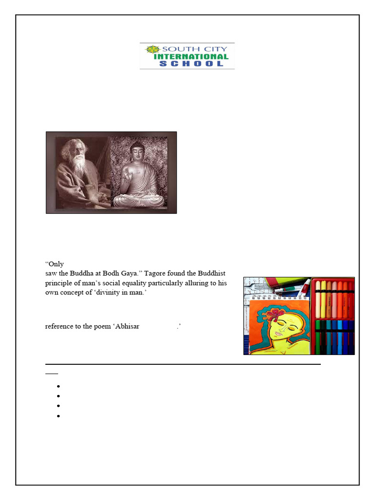 Class 11 English Literature Project (2024-25) | PDF | Rabindranath Tagore