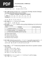 9-Sinf Algebra 3-ChSB Demo Variant | PDF