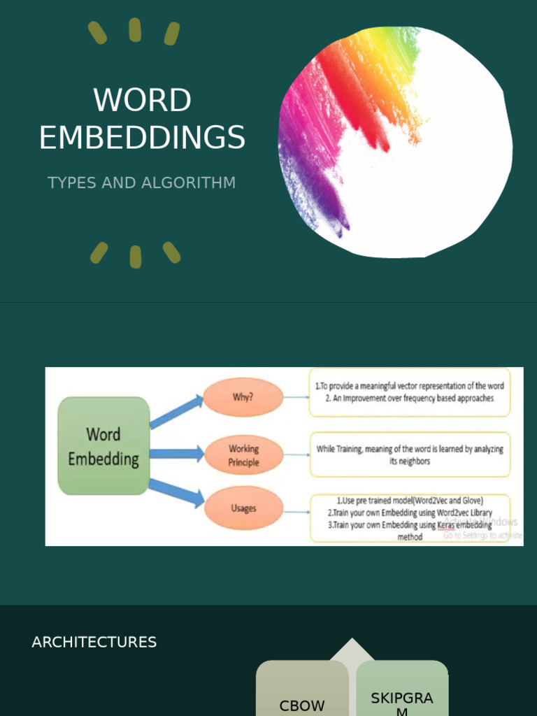 Word Embeddings | PDF