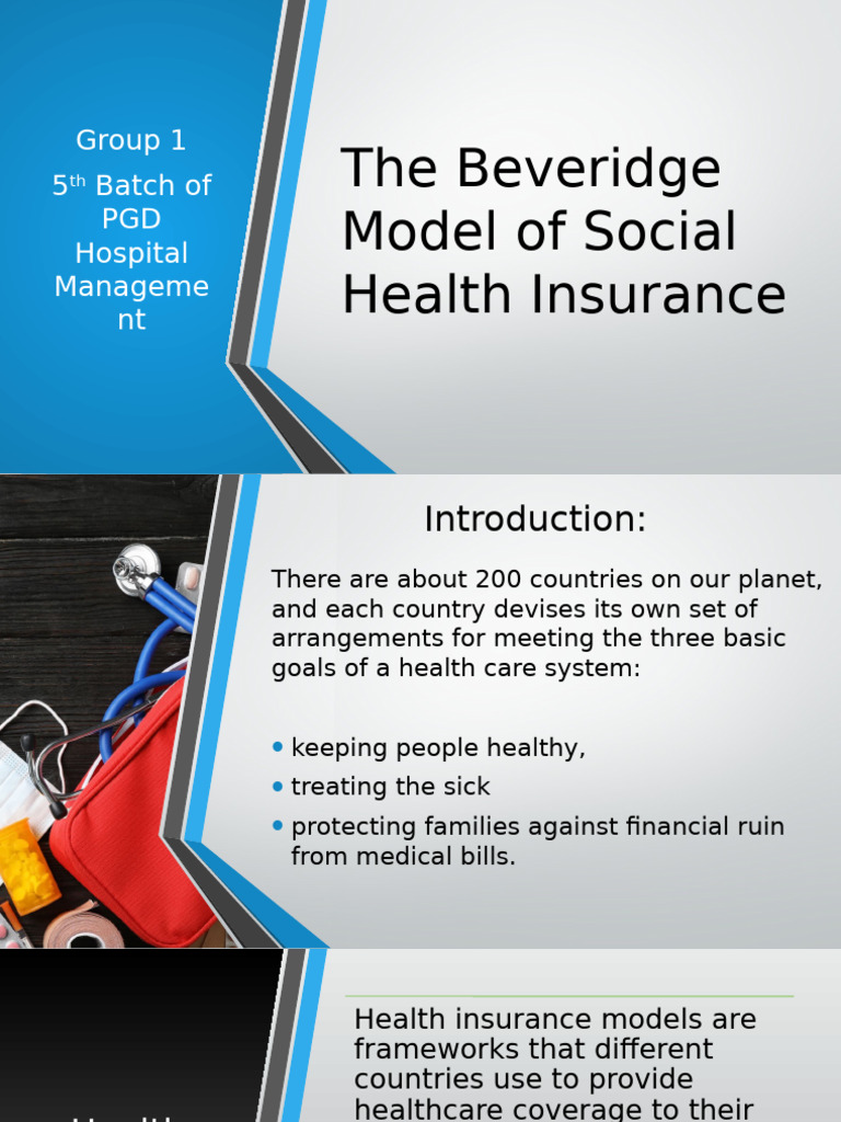 The Beveridge Model of Social Health Insurance | PDF | Health Care ...
