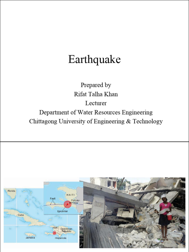 Lecture 7-Earthquake | PDF | Earthquakes | Moment Magnitude Scale