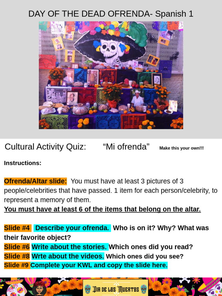 SPA-2 Day of The Dead Ofrenda | PDF