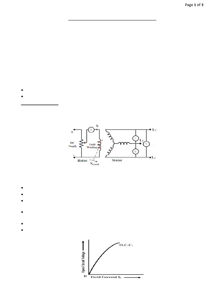 Zero Power Factor or Potier Triangle Method 7 | PDF | Electrical ...