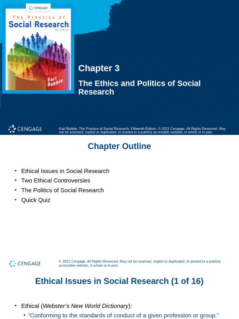 Babbie15e ch03 | PDF