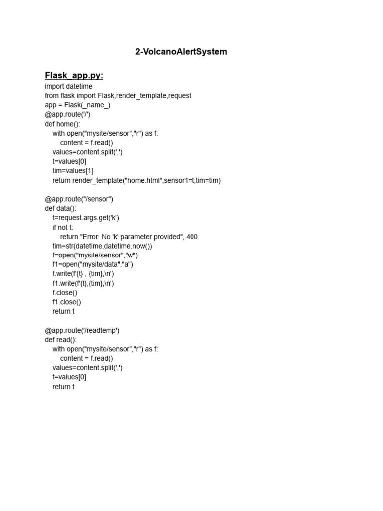 2-Volcano Alert System | PDF | Teaching Methods & Materials