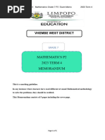 Grade 7 Mathematics Project Term 3 2024 - 051407 | PDF | Area | Shape