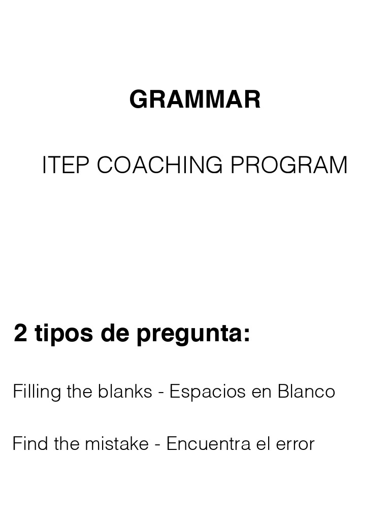 Grammar PDF | PDF | Artes del Lenguaje y Comunicación | Estudios de ...