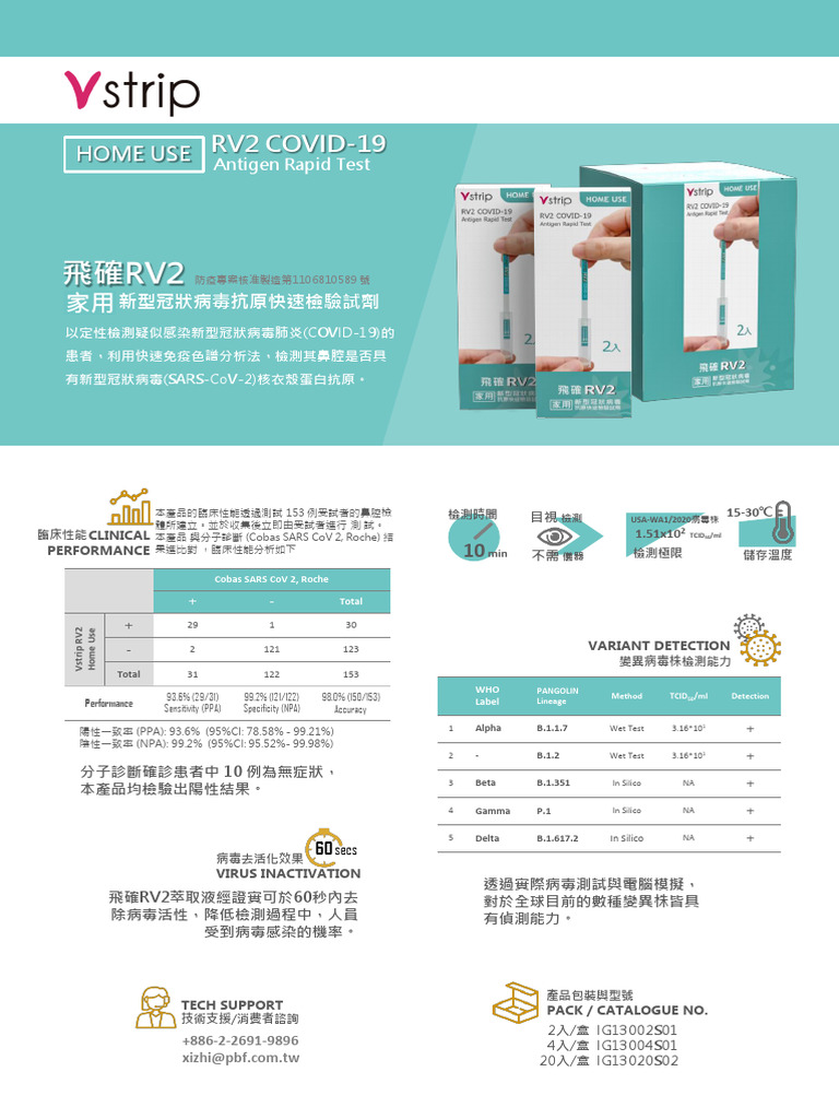 RV2 COVID-19: Home Use | PDF