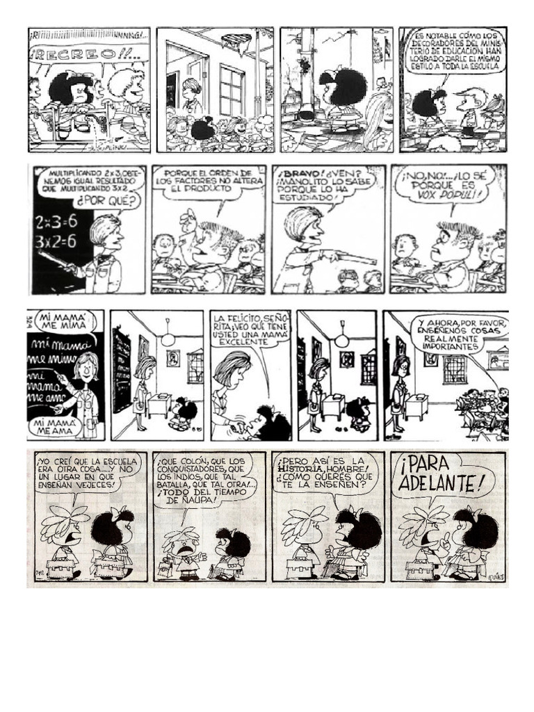 Mafalda Escuela | PDF