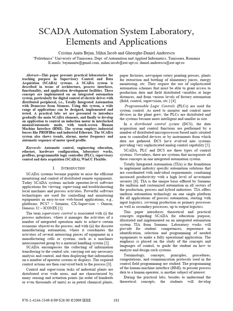 SCADA Automation Labs with Siemens TIA | PDF | Automation ...