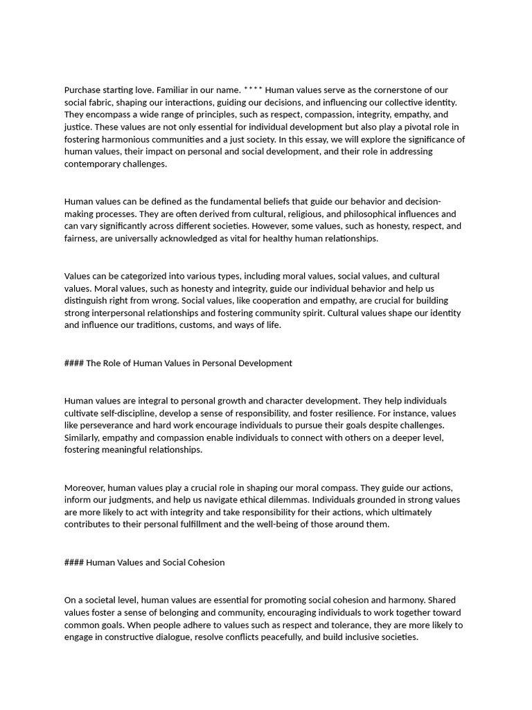 Values II. human | PDF | Justice | Crime & Violence