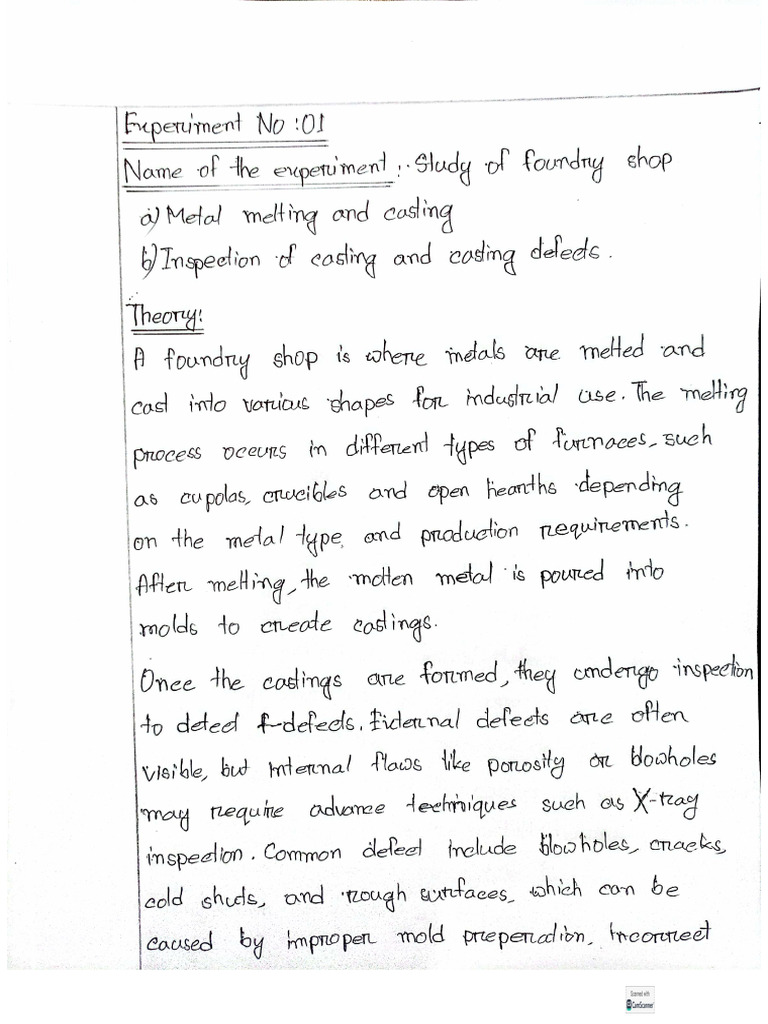 Workshop Lab Report | PDF