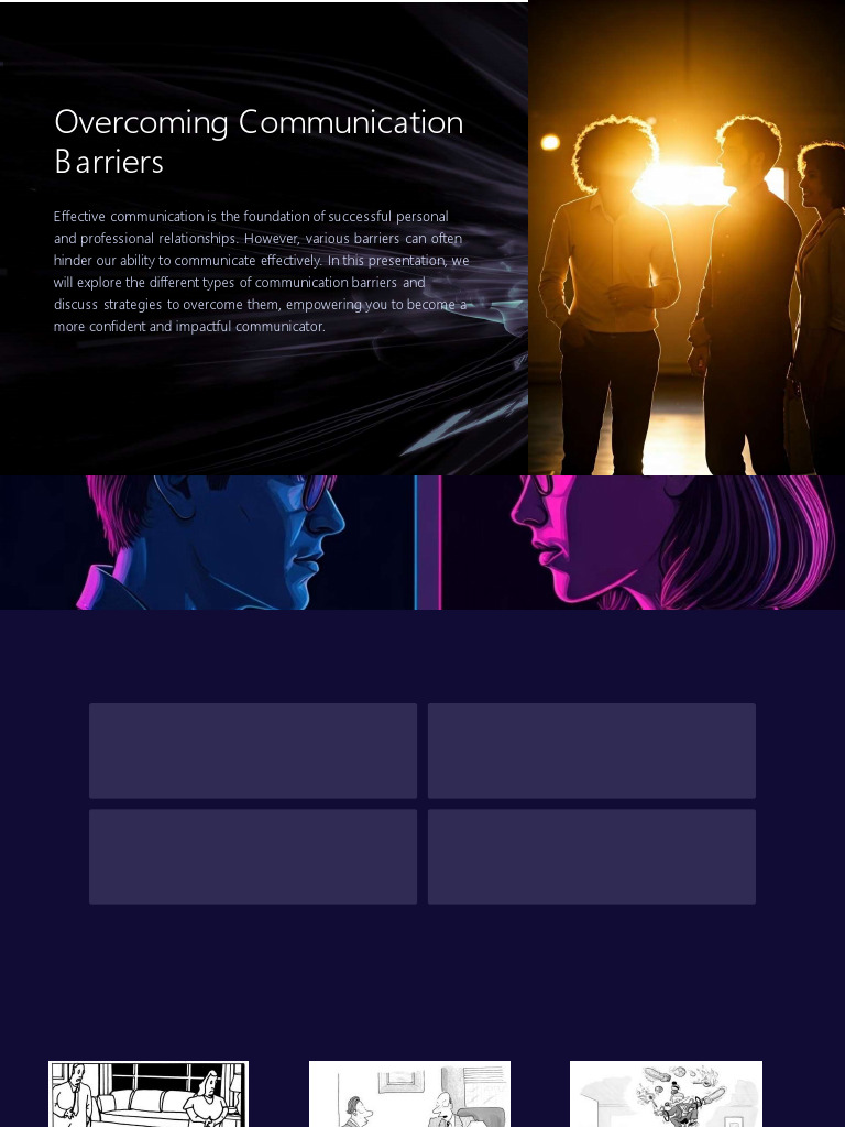 Overcoming Communication Barriers | PDF | Communication | Nonverbal ...