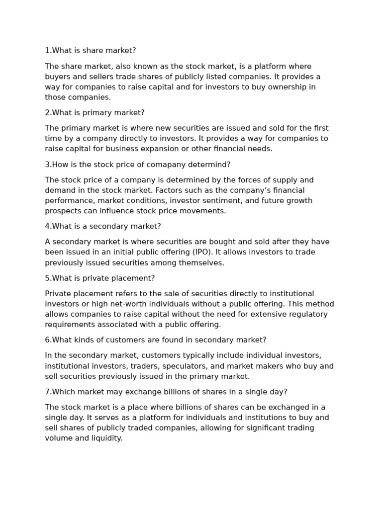 Finanace assignment | PDF | Investing | Stocks