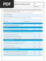 Locker Room Inspection Checklist | PDF