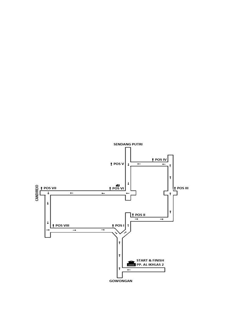 Denah Rute Kirab 2024 Anyar | PDF