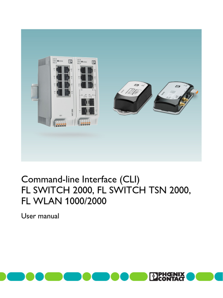 FL SWITCH CLI User Manual 2023 | PDF | Command Line Interface | Port (Computer Networking)
