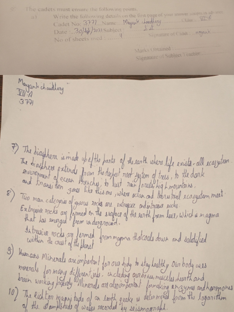 SST Half Yearly Exam | PDF