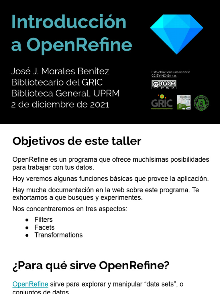 OpenRefine - 2021 12 02 | PDF | Software | Informática