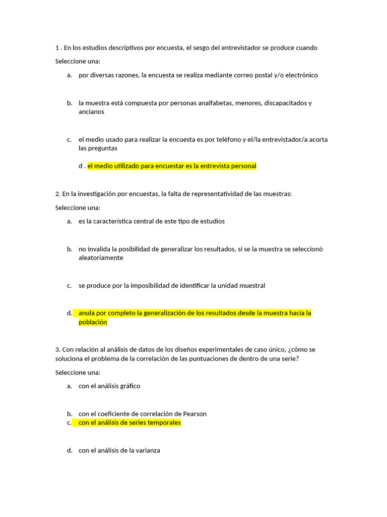 Preguntas Metodos Listo | PDF | Metodología de encuesta | Muestreo (Estadísticas)