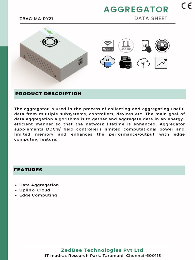 Aggregator - Datasheet 03012023 | PDF
