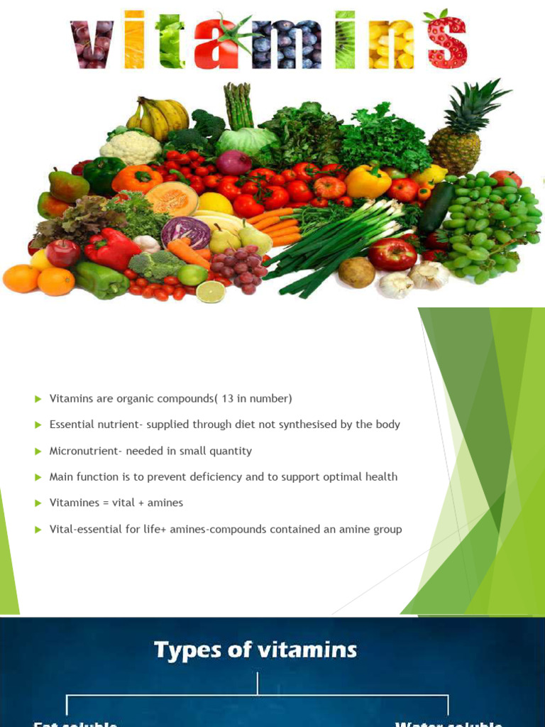 VITAMINS | PDF | Vitamin | Vitamin A