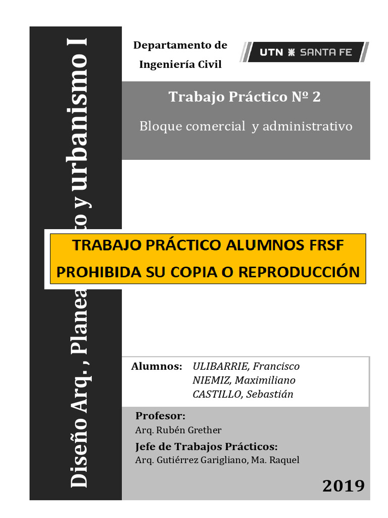 Tp2 - Ejemplo de Alumnos FRSF | PDF | edificio | Techo