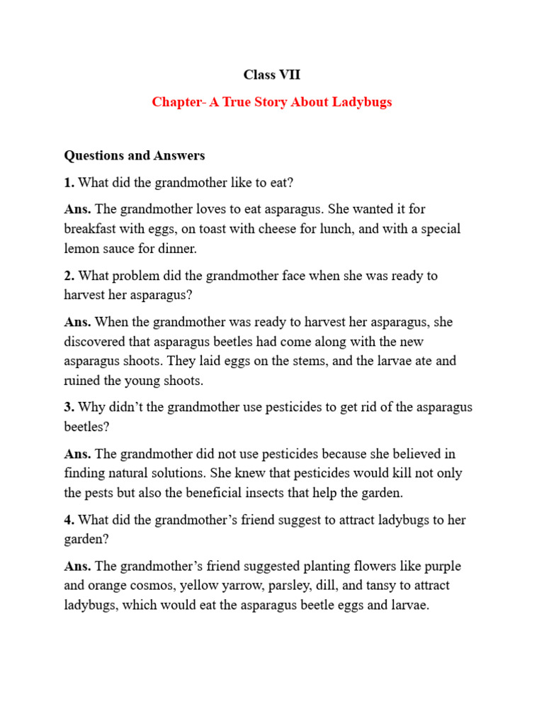 English, Chapter 2, Q N Ans-1 | PDF | Science & Mathematics