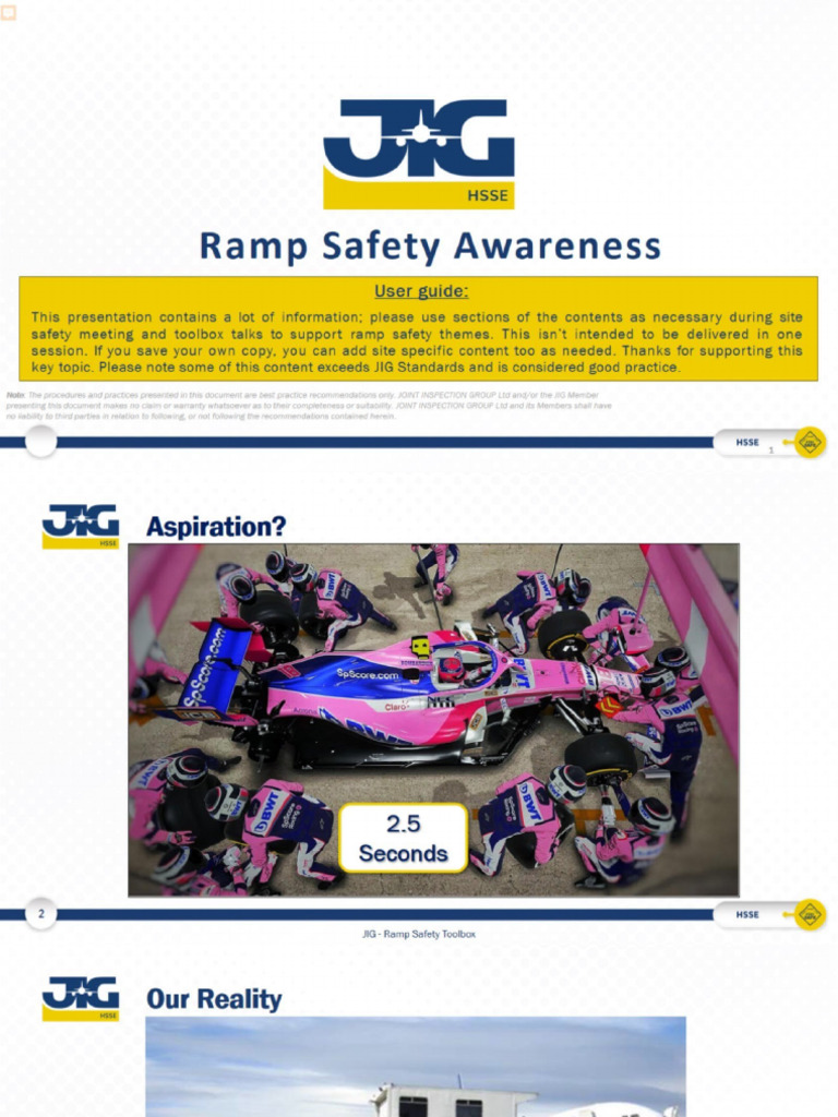 Ramp Safety Awareness Final With Video | PDF | Technology & Engineering