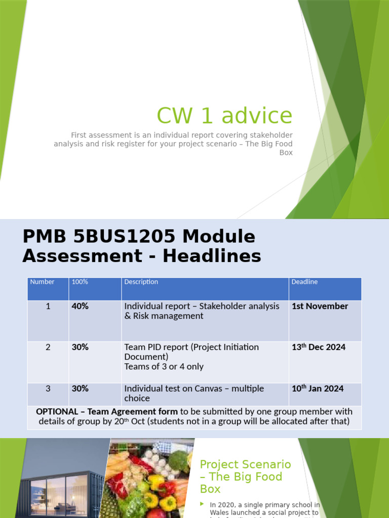 CW1 - key points | PDF