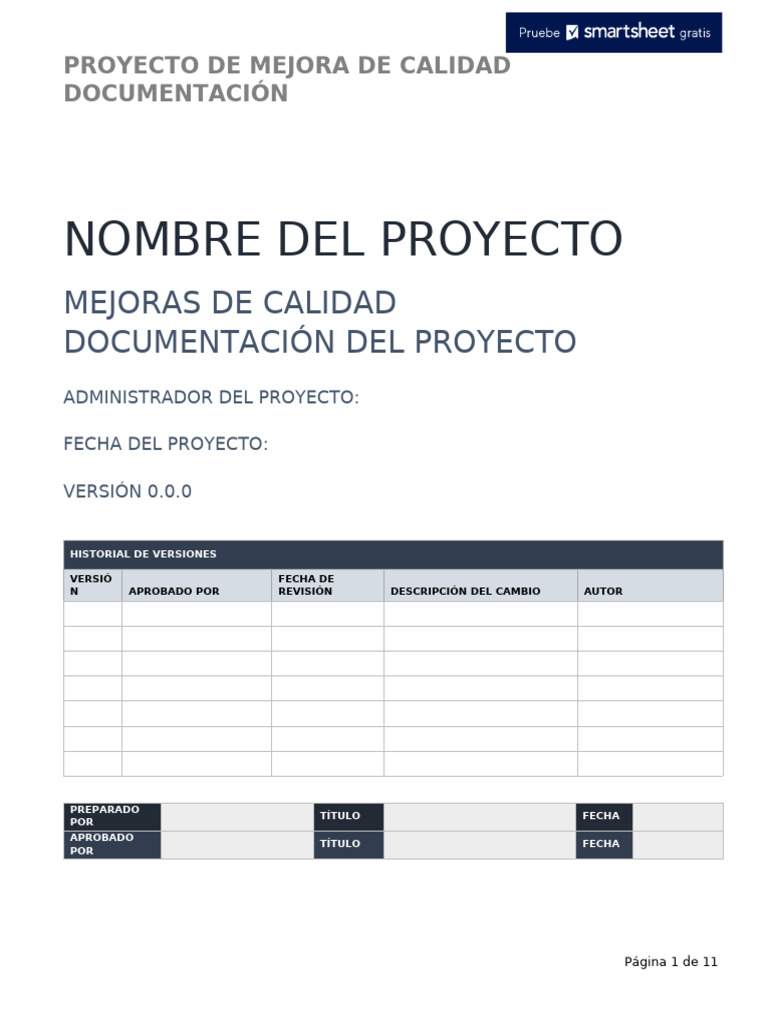 Validación para Proyectos | PDF