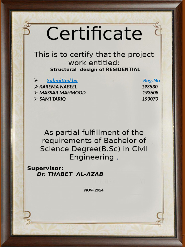 Residential Structural Design Project | PDF | Technology & Engineering