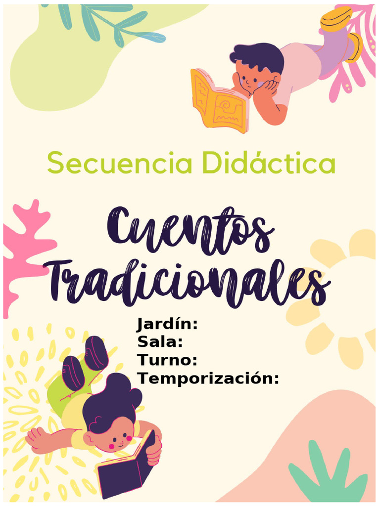 Secuencia Didáctica-Cuentos Tradicionales | PDF | Poesía | Ficción general