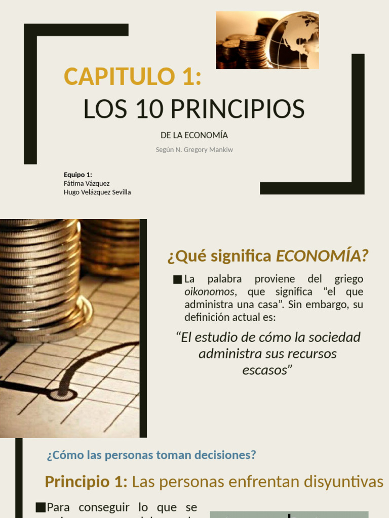 Los 10 Principios de Economia | PDF | Inflación | Mercado (economía)