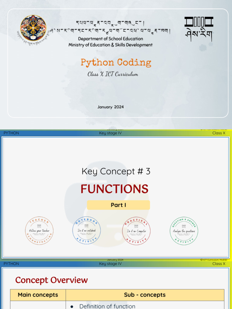 Class 10 Function Part I Pdf Parameter Computer Programming Systems Architecture
