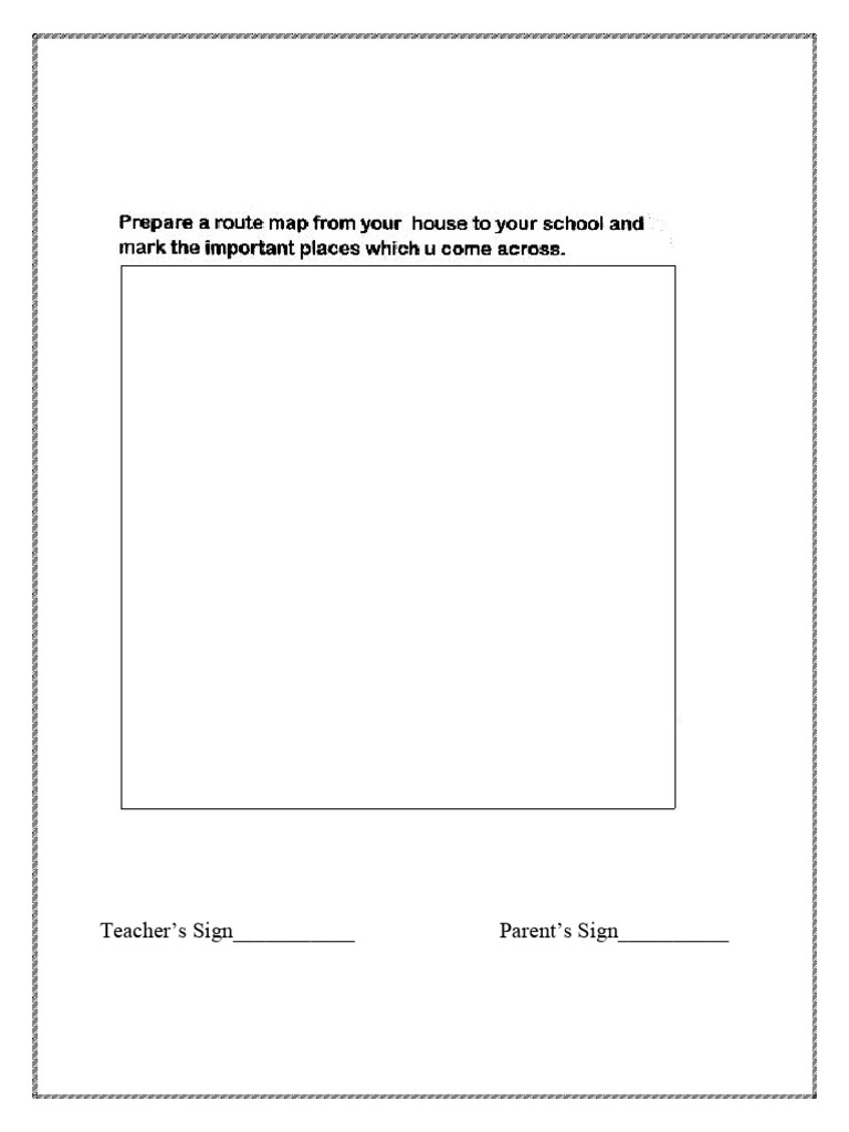 CBSE Class 5 Maths Worksheet-Mapping Your Way | PDF | Career & Growth ...