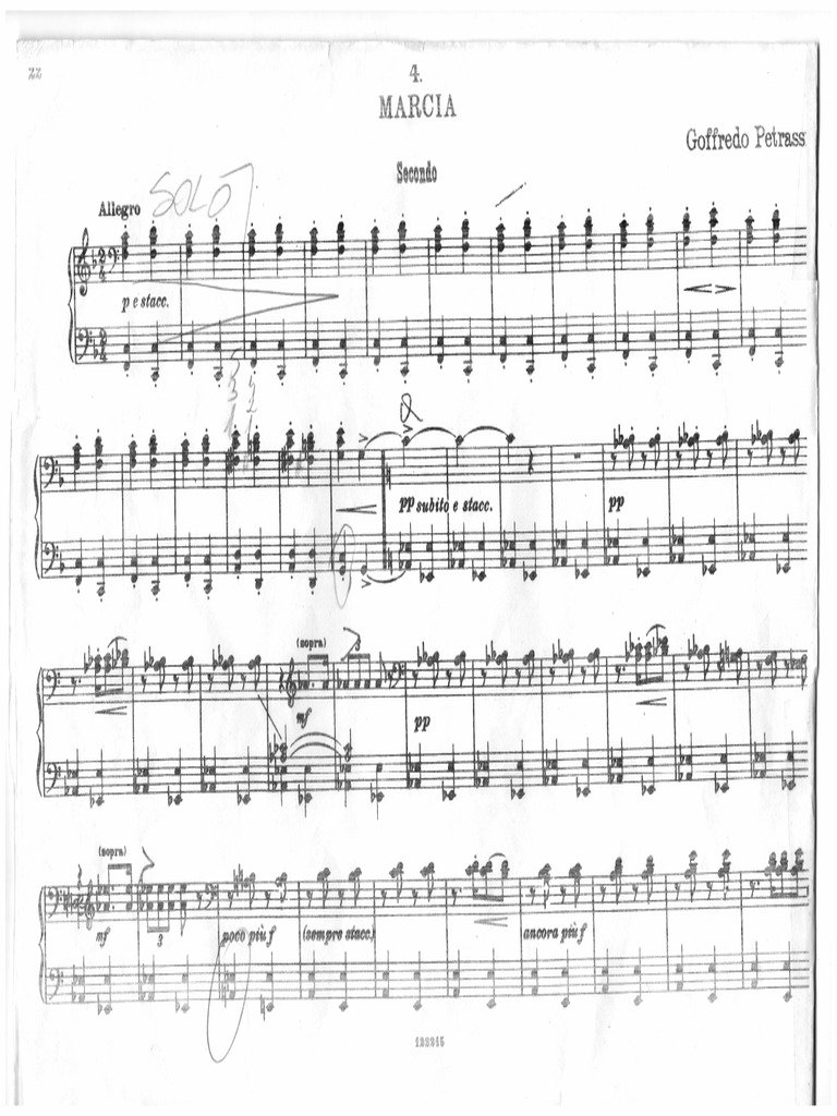 Marcia (4 Mani) | PDF