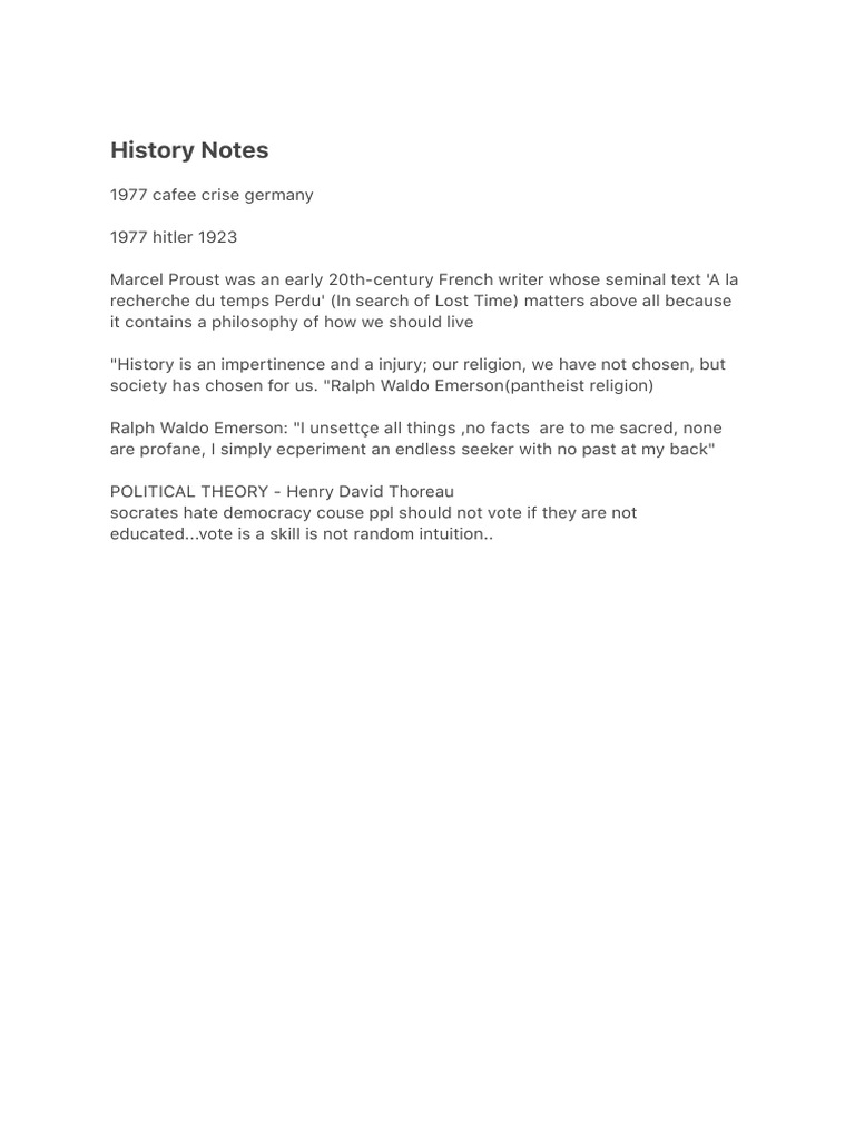 History Notes | PDF