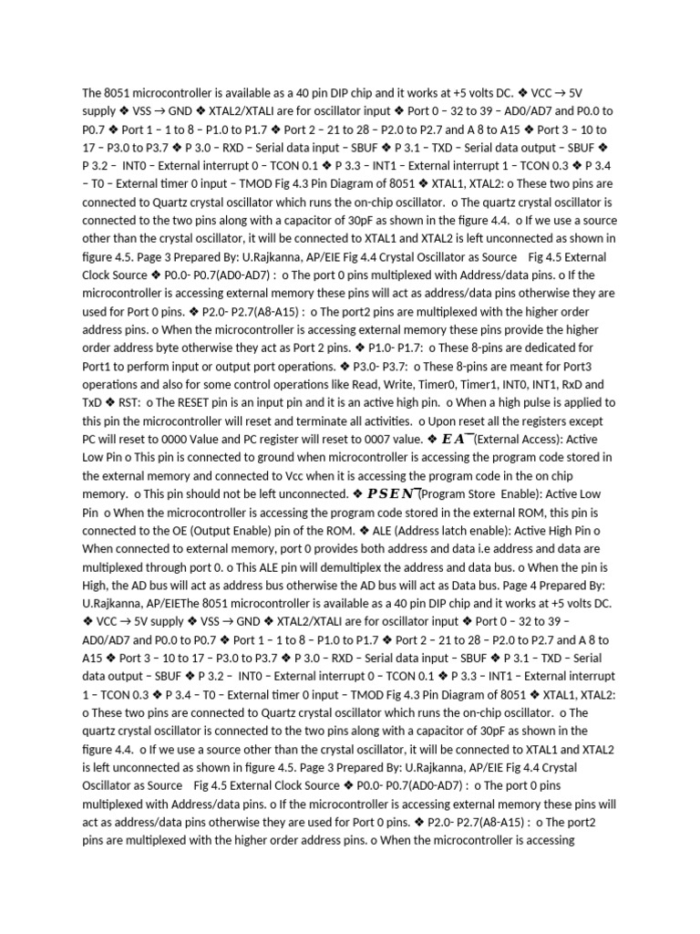 LOM | PDF | Microcontroller | Digital Electronics